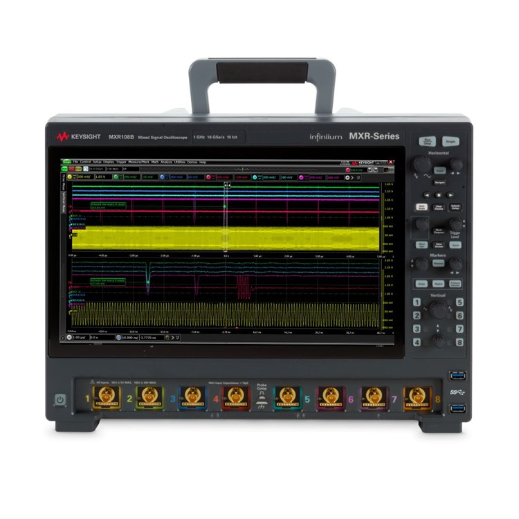 KEYSIGHT MXR108B Infiniium MXR B-시리즈 오실로스코프: 1 GHz, 8 Channels : 지니어스 ...