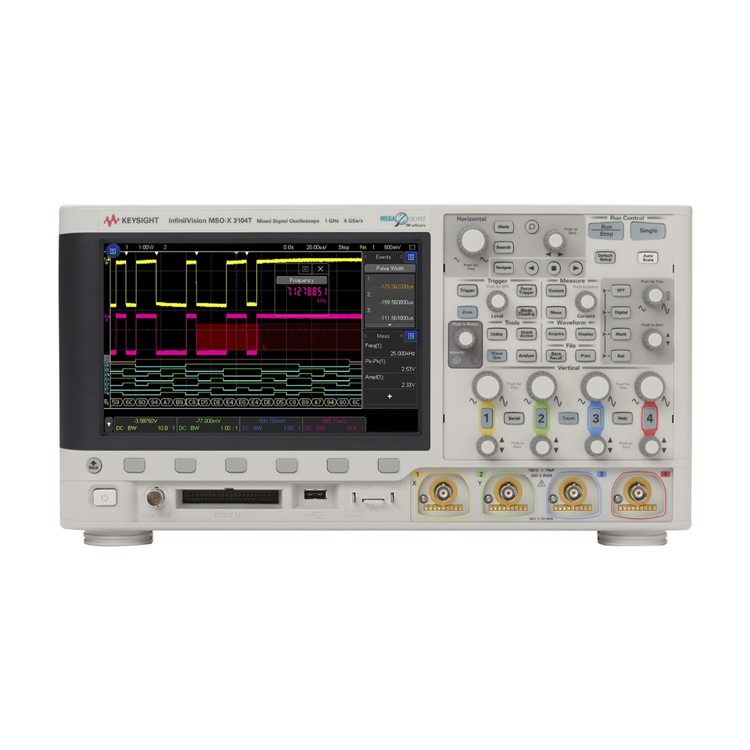 KEYSIGHT MSOX3104T 혼합 신호 오실로스코프: 1 GHz, 아날로그 4채널 + 디지털 16채널 : 지니어스인더스트리 ...