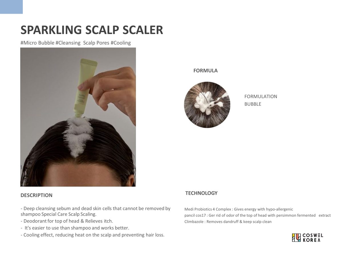Sparkling Scalp Scaler : Coswel Korea - Notice