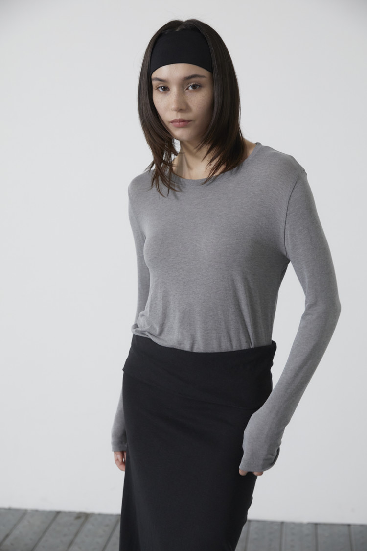 Basic T-shirt-gray : Gowon.co.kr