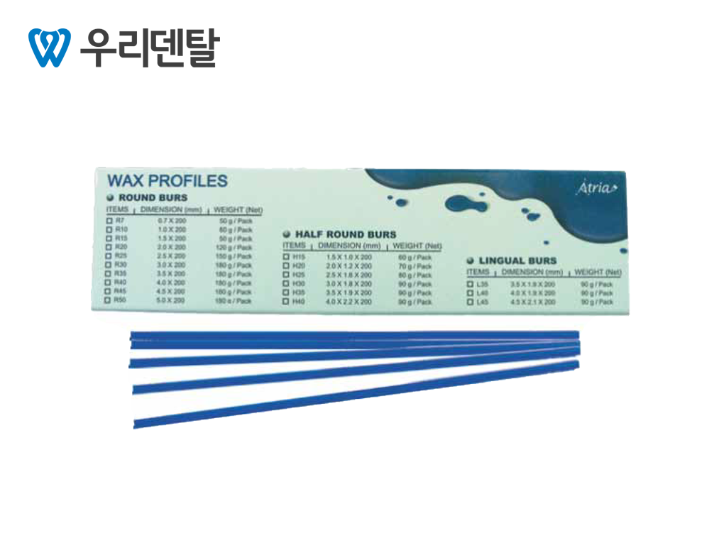 Wax Profiles(Sprue wax, Line wax) : 우리덴탈
