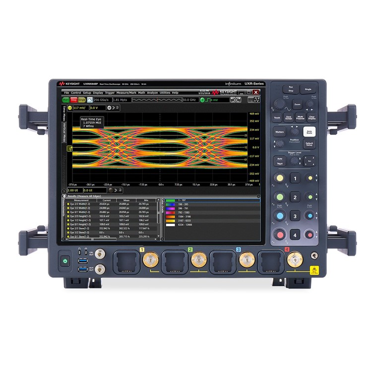KEYSIGHT UXR0594BP Infiniium UXR-시리즈 오실로스코프: 59 GHz, 4채널, 1mm 입력 : 지니어스 ...