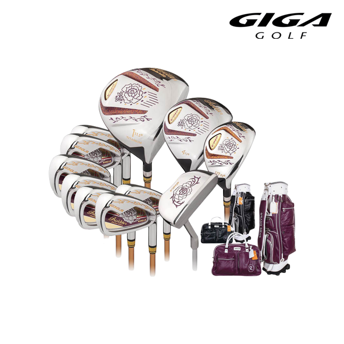 아비타2 여성용 풀세트 카본아이언(12pcs, 캐디백 포함) : GIGA GOLF KOREA