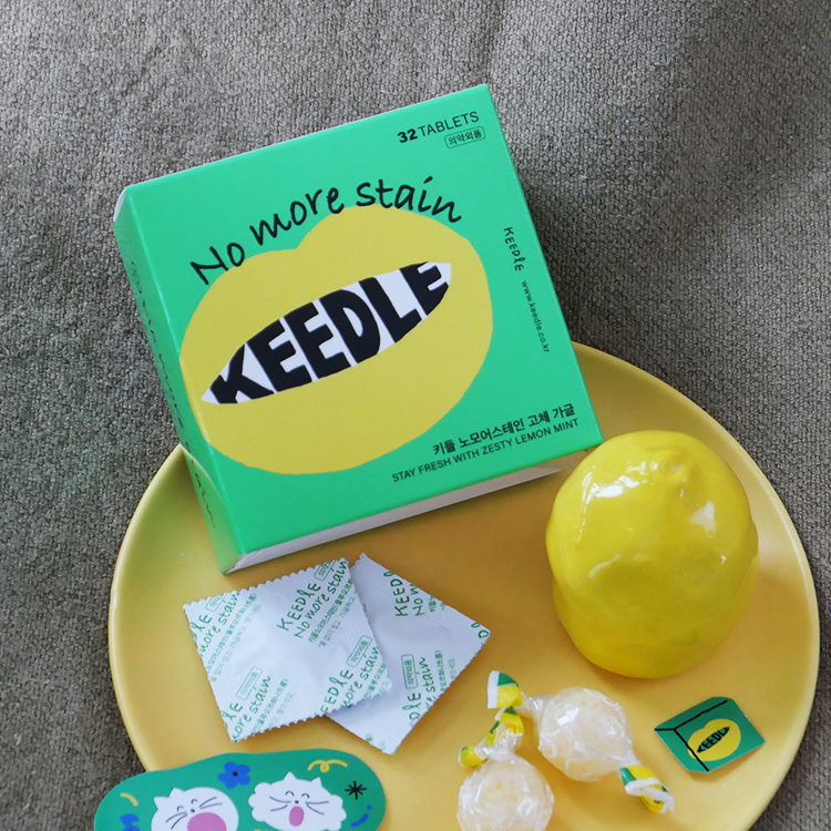 [고체가글] KEEDLE No more stain (32개입) : 고체가글 키들 KEEDLE