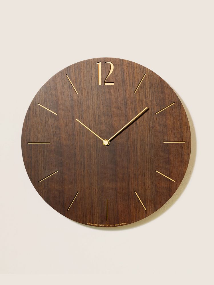 Proud Clock (Walnut) : moromoro (모로모로 오브제)