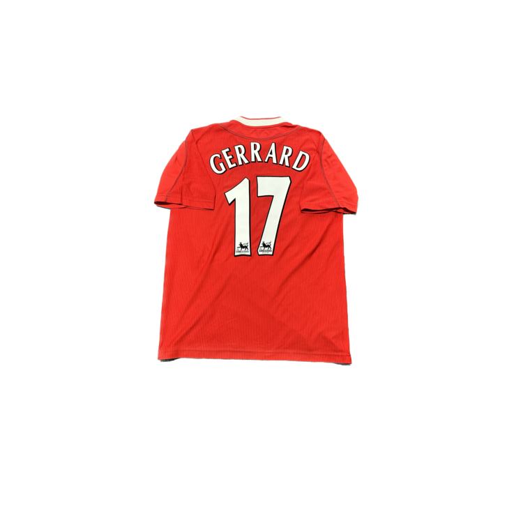 2002-2004 Liverpool Home #17 Gerrard Shirt - M : 433 SEOUL