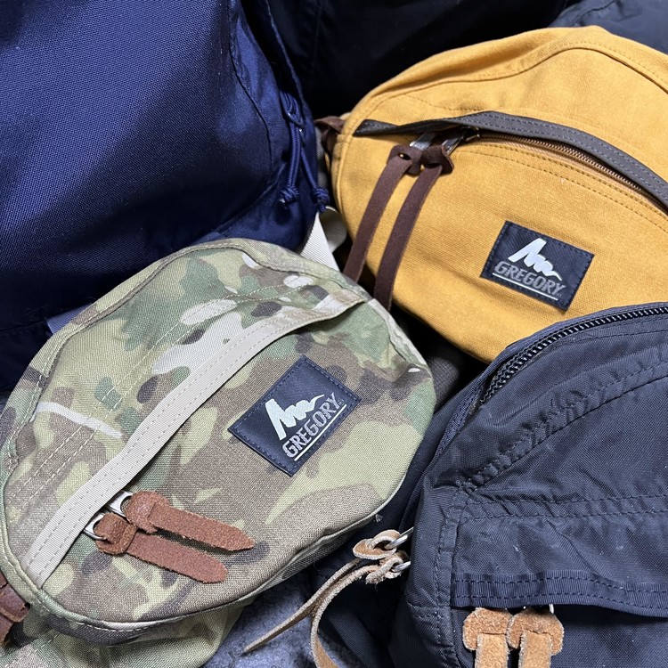 90s gregory camo waist bag (sz.xs) : soberseoul