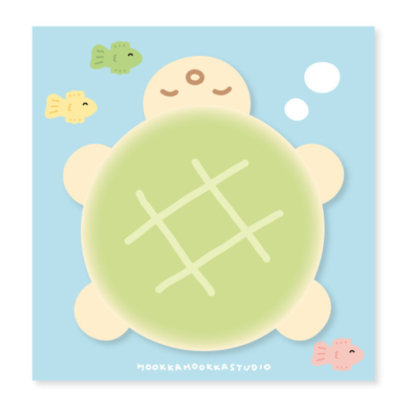 hookkahookka | Melon Bread Turtle Sticky MemoPad : Lovticker