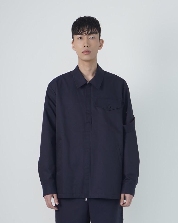 Epaulet jacket(majolica blue) : YOSUK