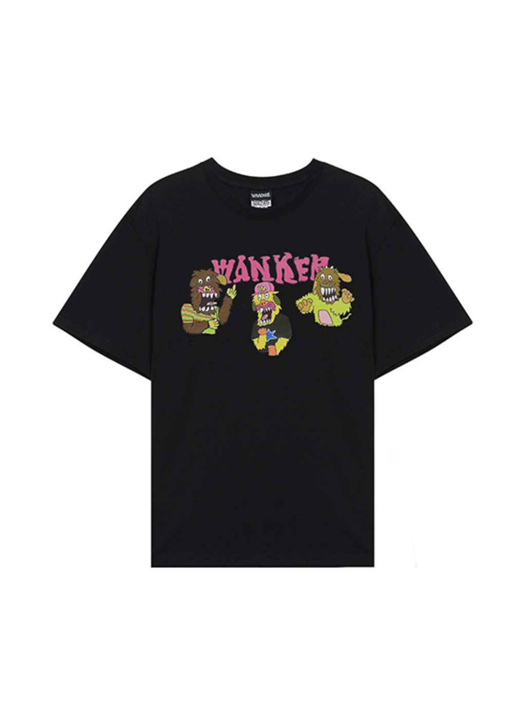 TRIO GOBARI T-SHIRT BLACK : wanker