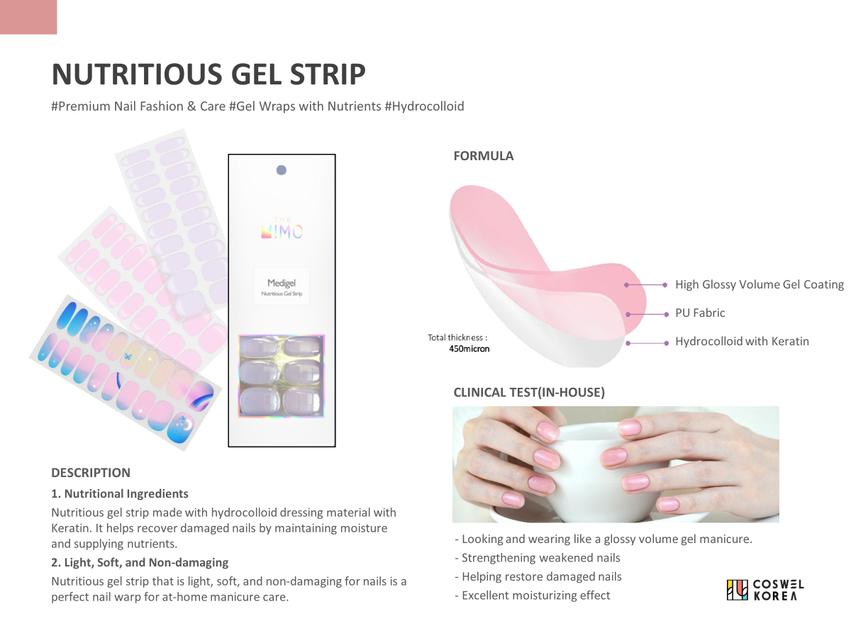 NUTRITIOUS GEL STRIP : Coswel Korea - Notice