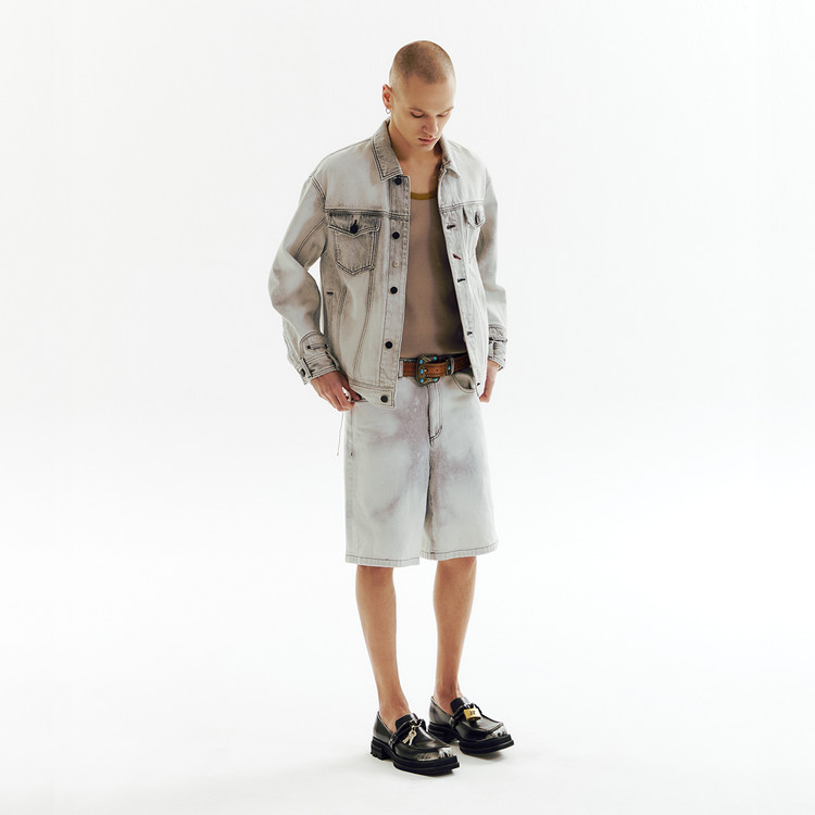 Basic Smog Denim Shorts_CW1A_B13MSM : 조우 CHOWOO