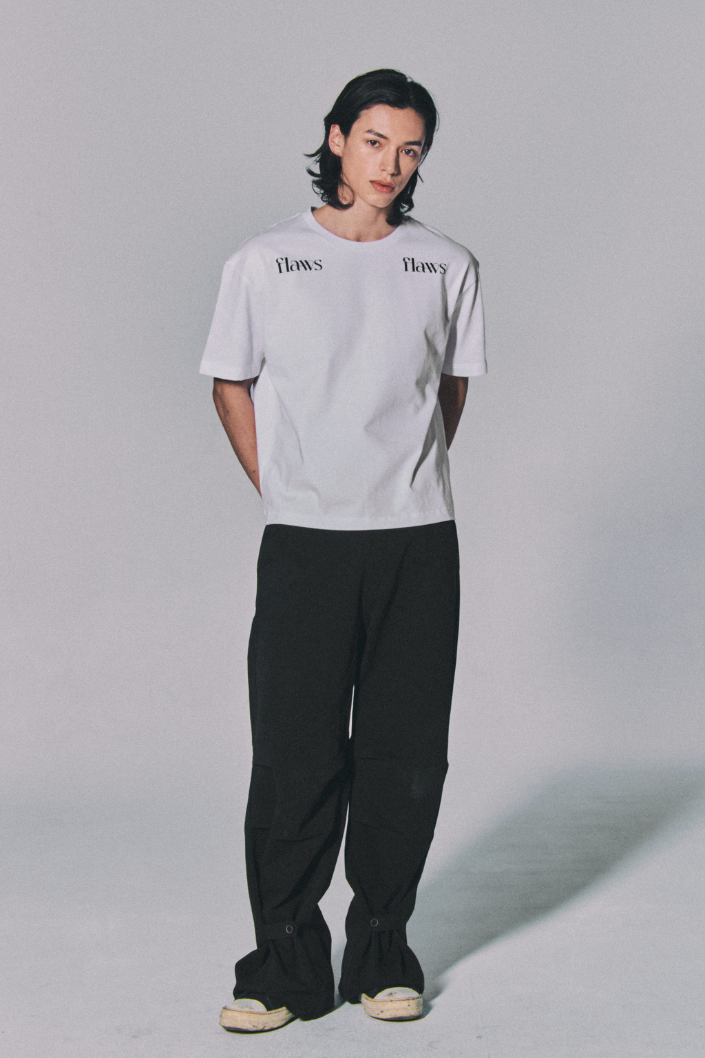 Flaws Silket T-shirts [WHITE] : 플로즈룸(flawsroom) 공식 홈페이지