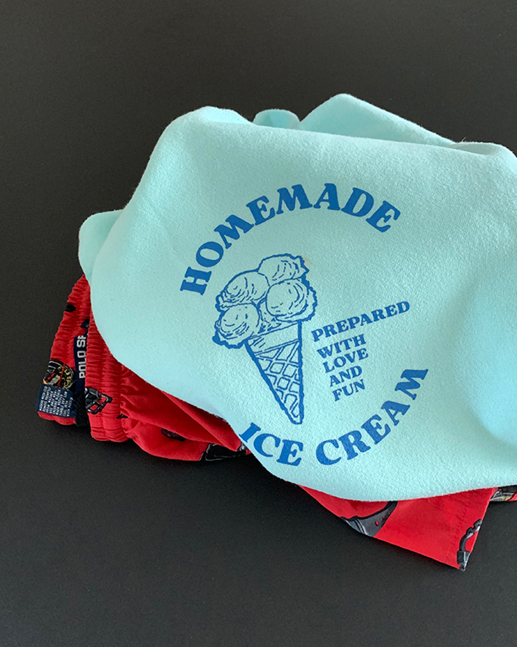 Vintage "HOMEMADE ICE CREAM" Sweatshirt : lilisun
