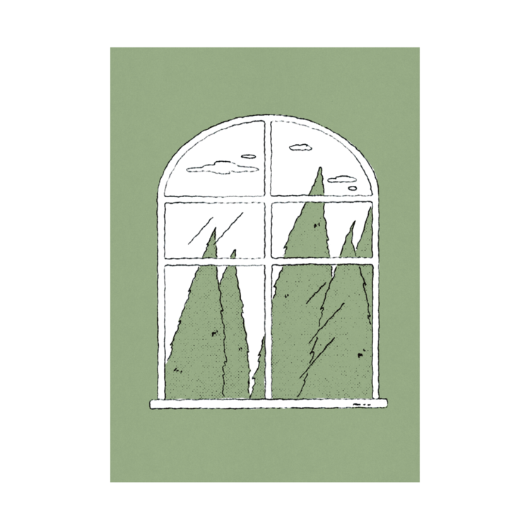 [마도네] 녹색 소리 포스터 - A3 : paperuler