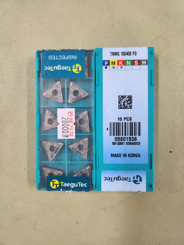 대구텍 TNMG 160408 FG CT3000 : 창원팔용공구