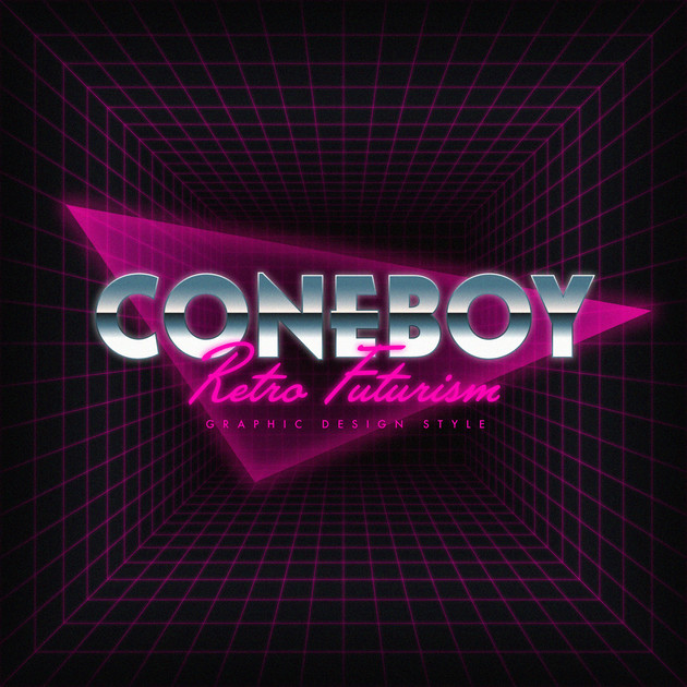 SF, 우주, 메타버스 장르 팬을 위한 디자인 스타일 분석: 레트로 퓨쳐리즘 : Coneboy - 콘보이