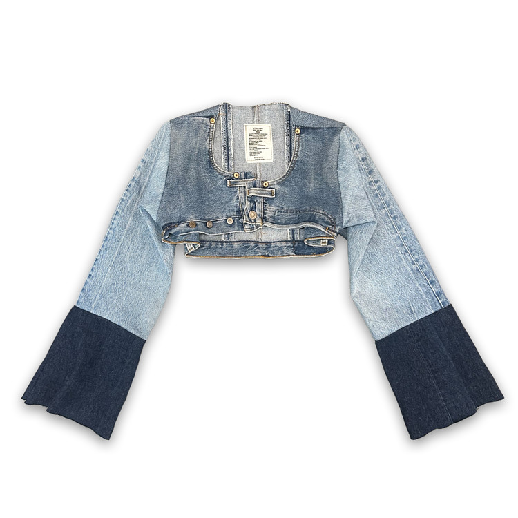 Bolero denim jacket : ORLEANS STORE
