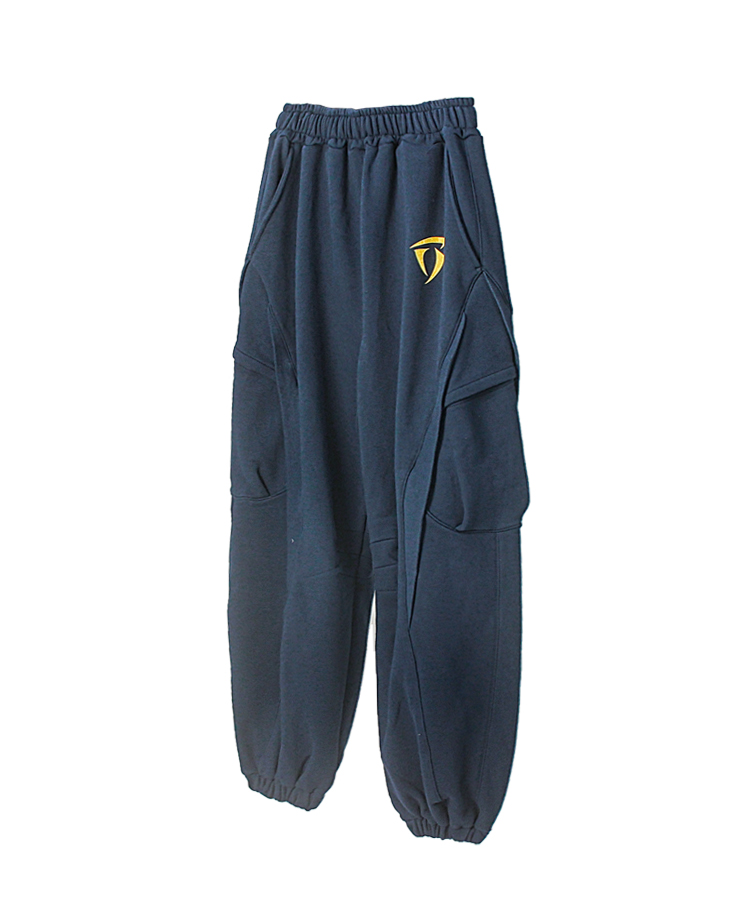 THEY CALL ME - 024 BAT SWEAT PANTS Blue : THEY CALL ME 데이 콜 미