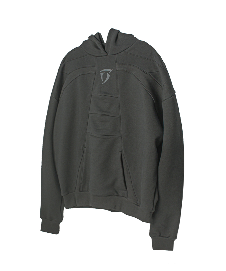 THEY CALL ME - 023 BAT HOODIE Charcoal : THEY CALL ME 데이 콜 미