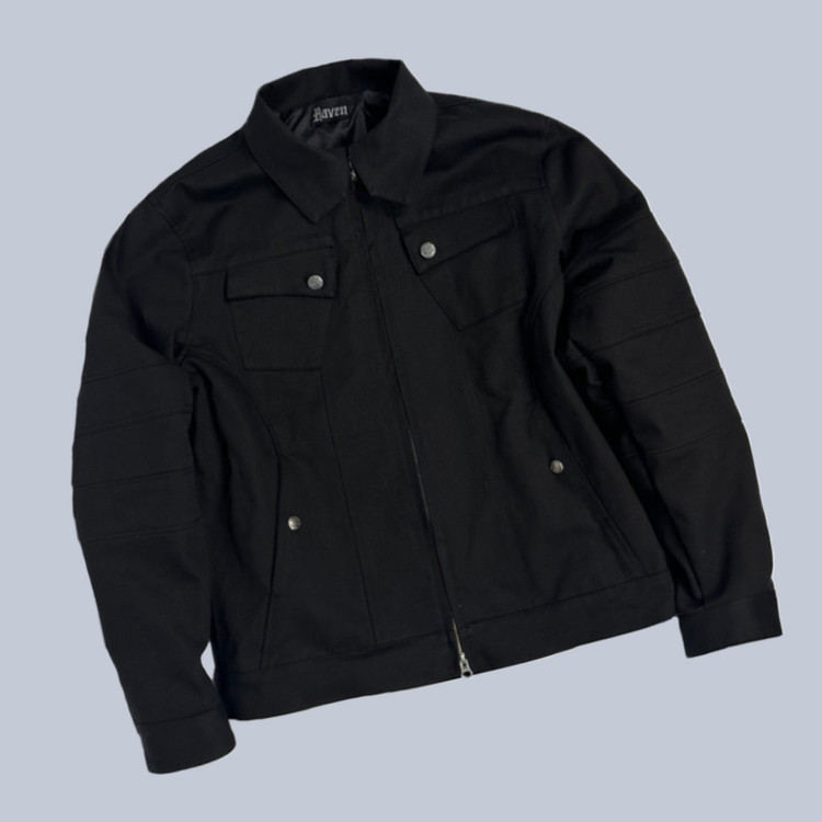 Unmu Two-way Jacket Black : RAVEN