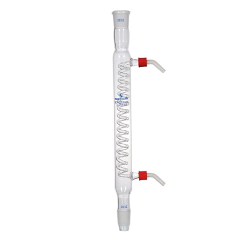 [유리초자] GL14 타입 환류 콘덴서 Graham Coil Condenser (Jacket Distillate) : 티디엘사이언스