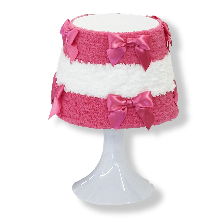 Fuzzy lamp_ Ribbon_Hot pink (Hot pink) : 퍼지룸 fuzzyroom