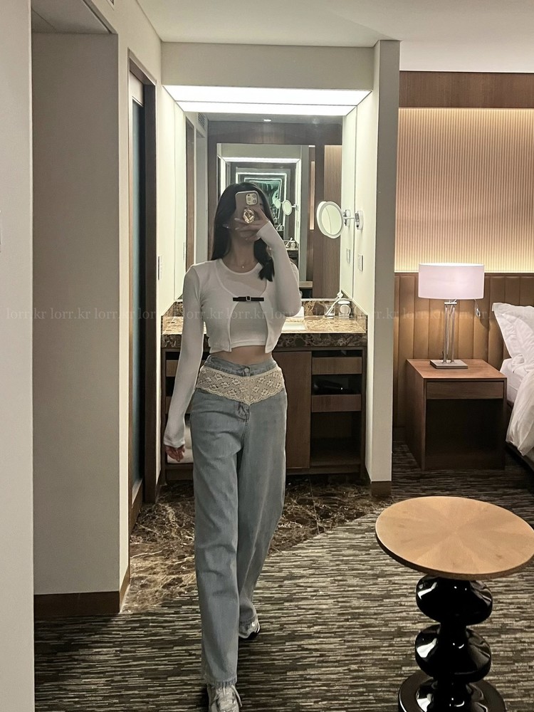 Knitting denim jeans : Lorr