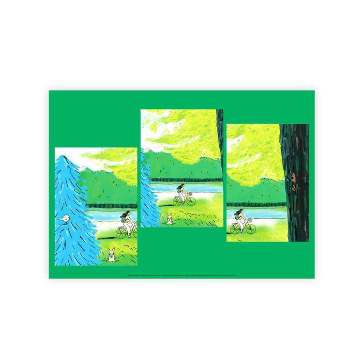 [그리니에브리데이] 여름 포스터 - A3 : paperuler