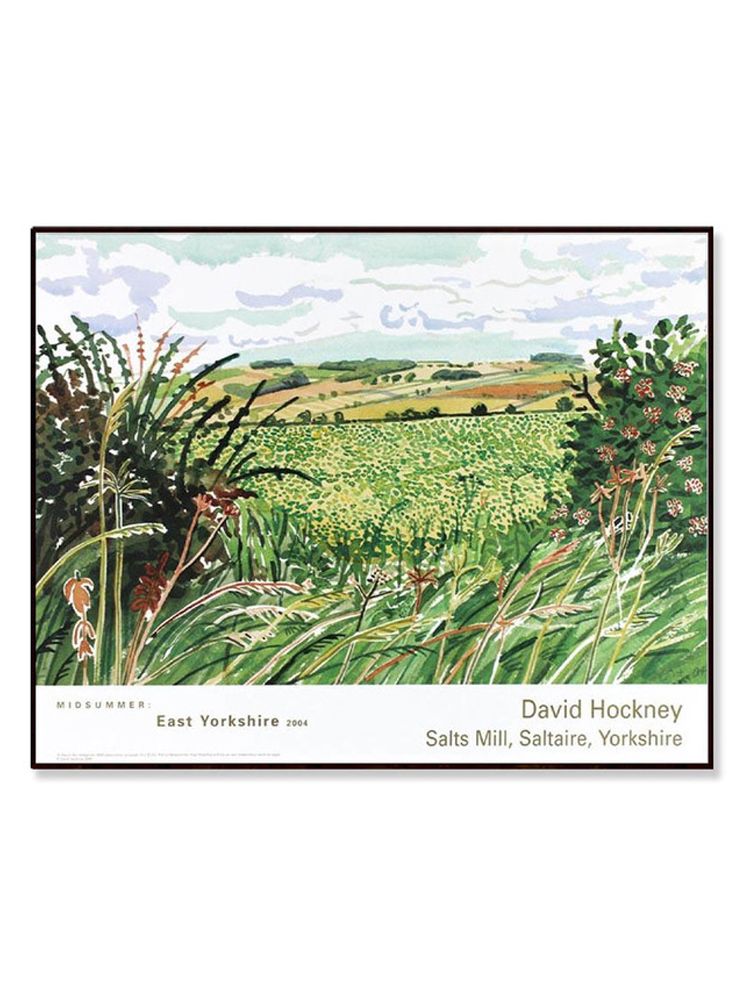 데이비드 호크니 David Hockney - Midsummer: East Yorkshire (액자 포함) : JARI ...