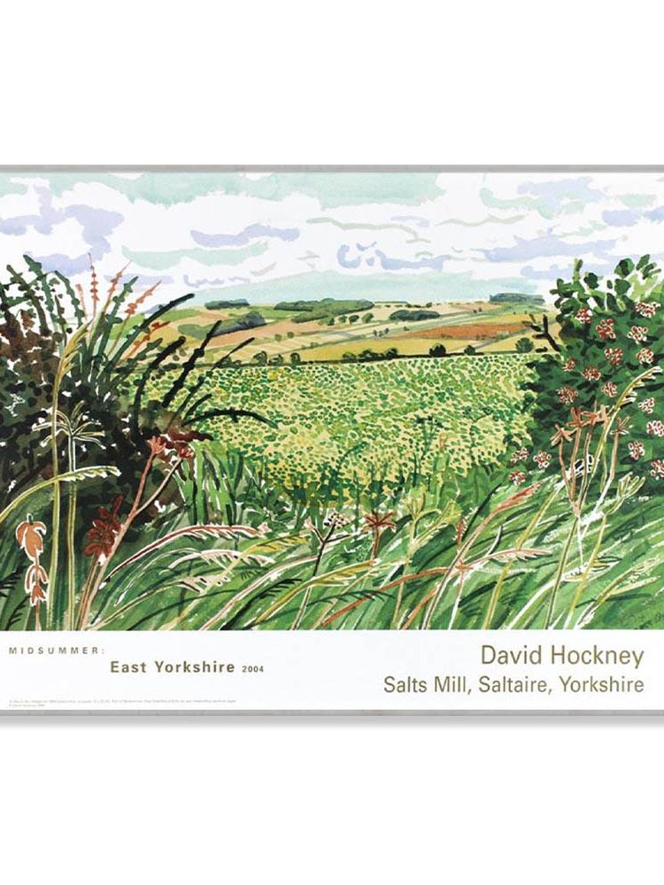데이비드 호크니 David Hockney - Midsummer: East Yorkshire (액자 포함) : JARI ...