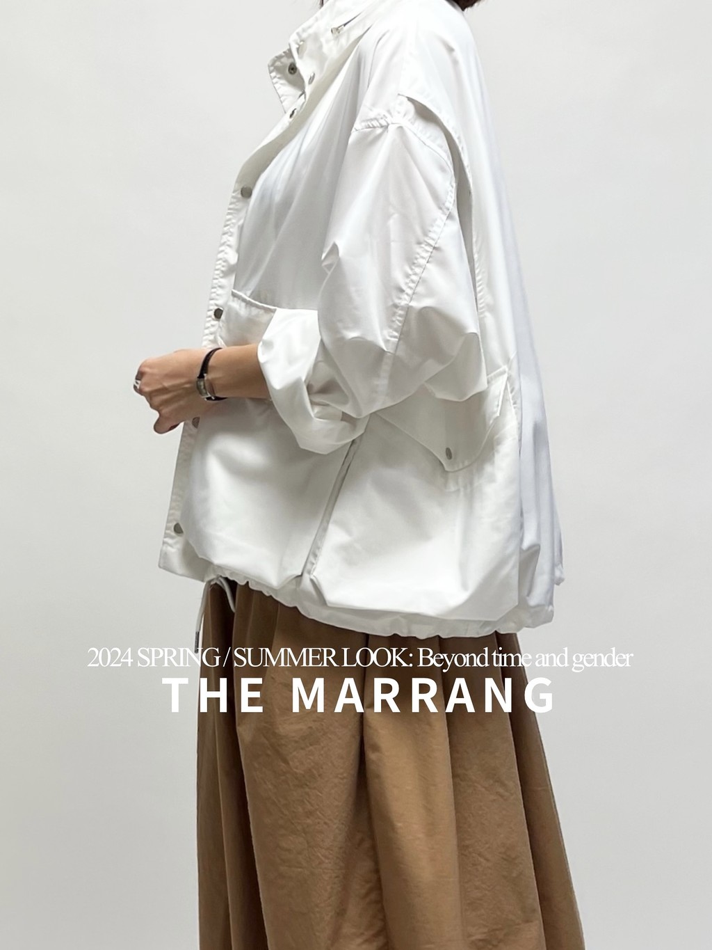 소프트 유틸리티 점퍼 soft utility jumper (white) : THE MARRANG