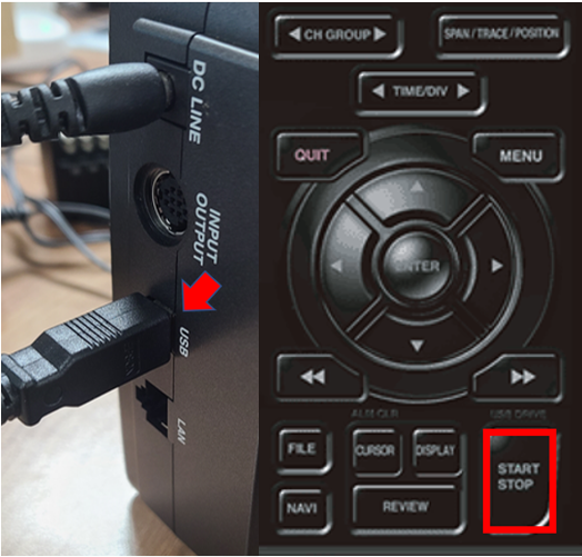 [GL240/GL840] 내부 데이터 추출방법 : 코스테크(주)｜제어계측