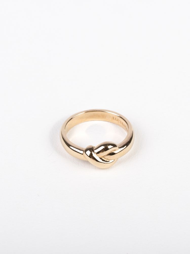 KNOTTED RING/ GOLD : LUCY & NOAH