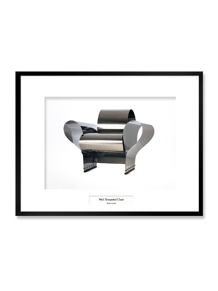 론 아라드 Ron Arad - Well Tempered Chair (액자 포함) : JARI STUDIO - 자리 스튜디오