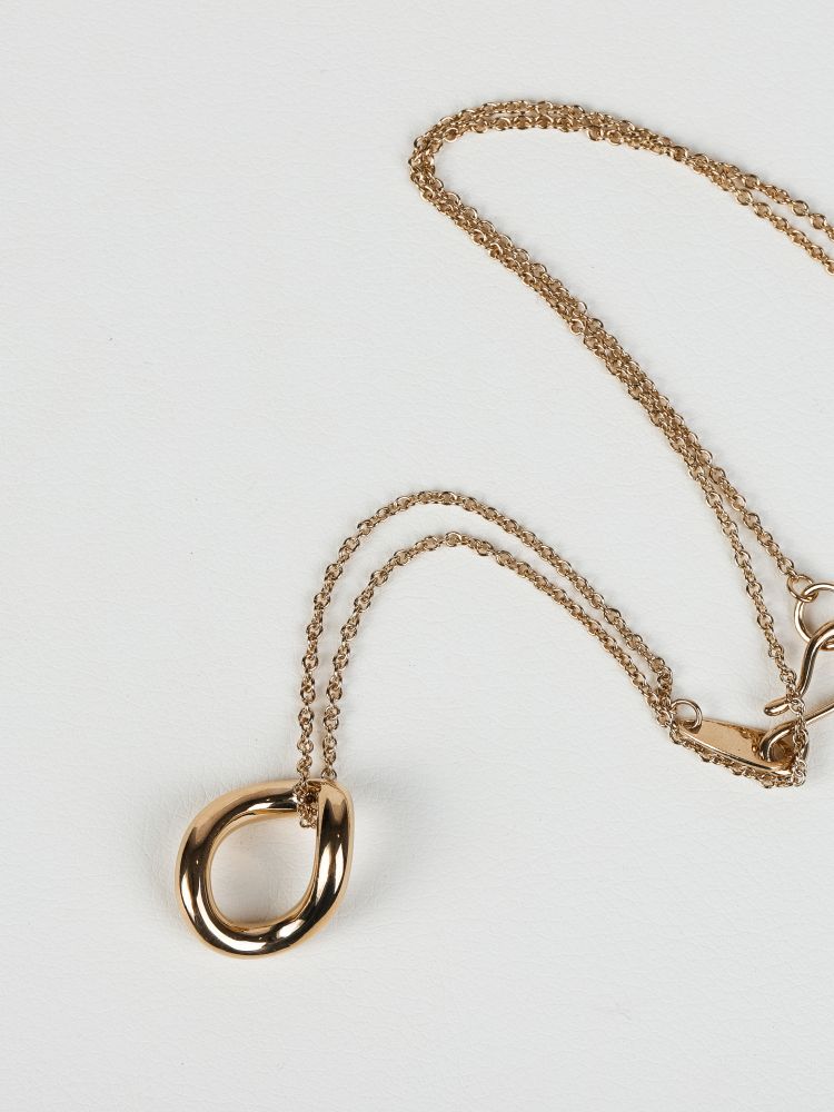 DROP CHAIN NECKLACE/ GOLD : LUCY & NOAH