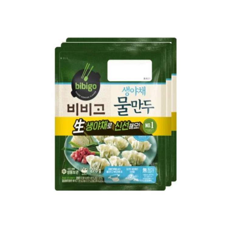 비비고)생야채 물만두 278g*3기획 : 에프원마켓-한우,소고기는 역시 F1 Market