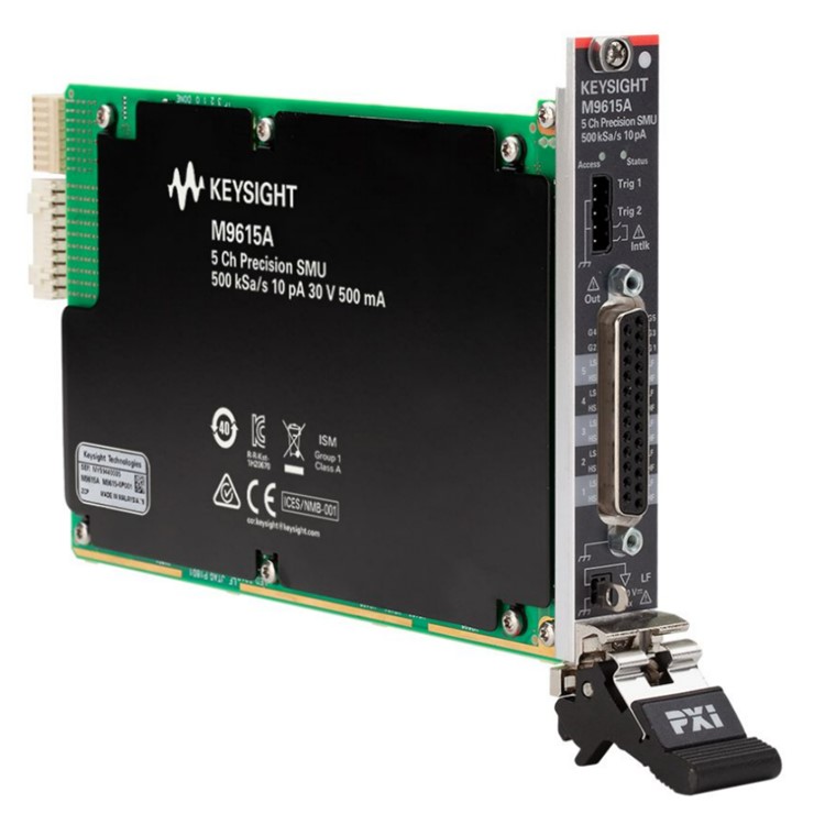 KEYSIGHT M9615A PXIe 5채널 정밀 소스/측정 장치, 500 kSa/s, 10 pA, 30 V, 500 mA ...