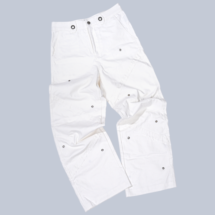 Bullet Pants White : RAVEN