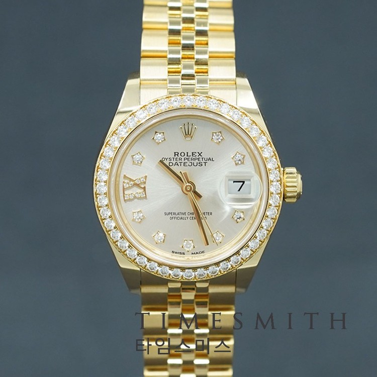 [롤렉스] 데이트저스트 28 옐로우골드 별다이아 10P 베젤 DIA 279138RBR : 럭셔리에디션 (LuxuryEdition)