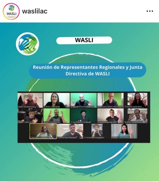 the meeting of the WASLI Board of Directors and Regional : KASLI한국수어통역사협회