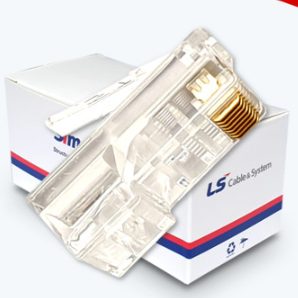 LS전선 RJ45 커넥터 UTP 잭 CAT5E 8P8C-100EA : 자재스토리