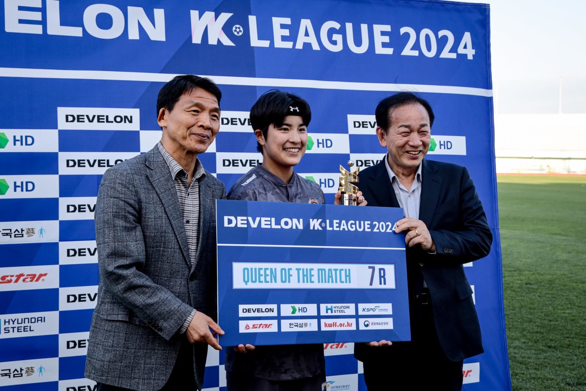 2024_WK리그_7R 문경상무(0) vs (0)세종스포츠토토 (문경시민운동장)_MVP 문경 조아라 선수 : kwff