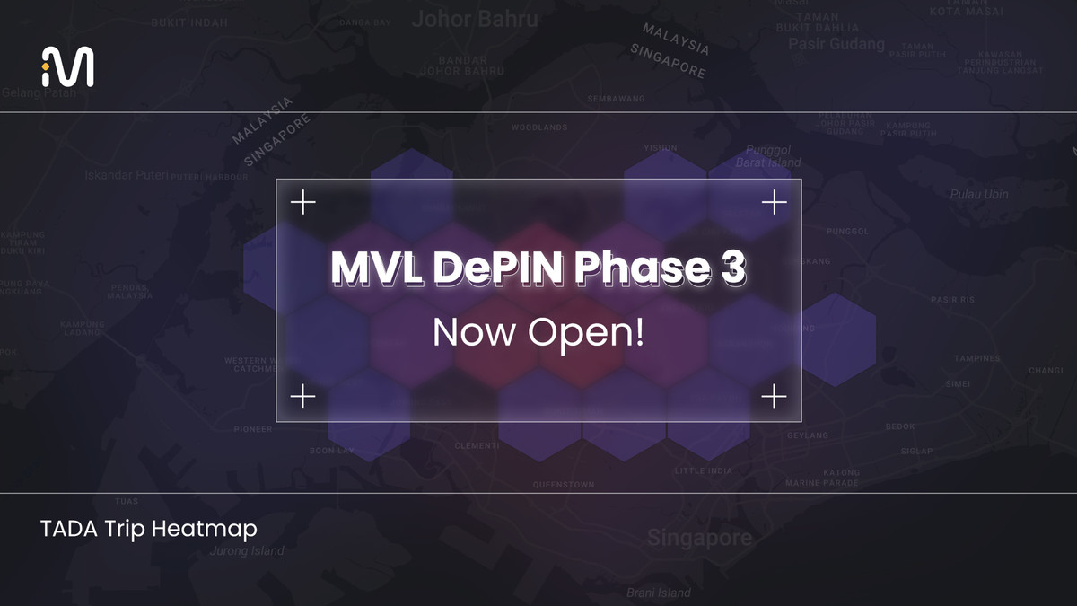 MVL DePIN Phase 3, TADA Trip Heatmap : MVL l Notice