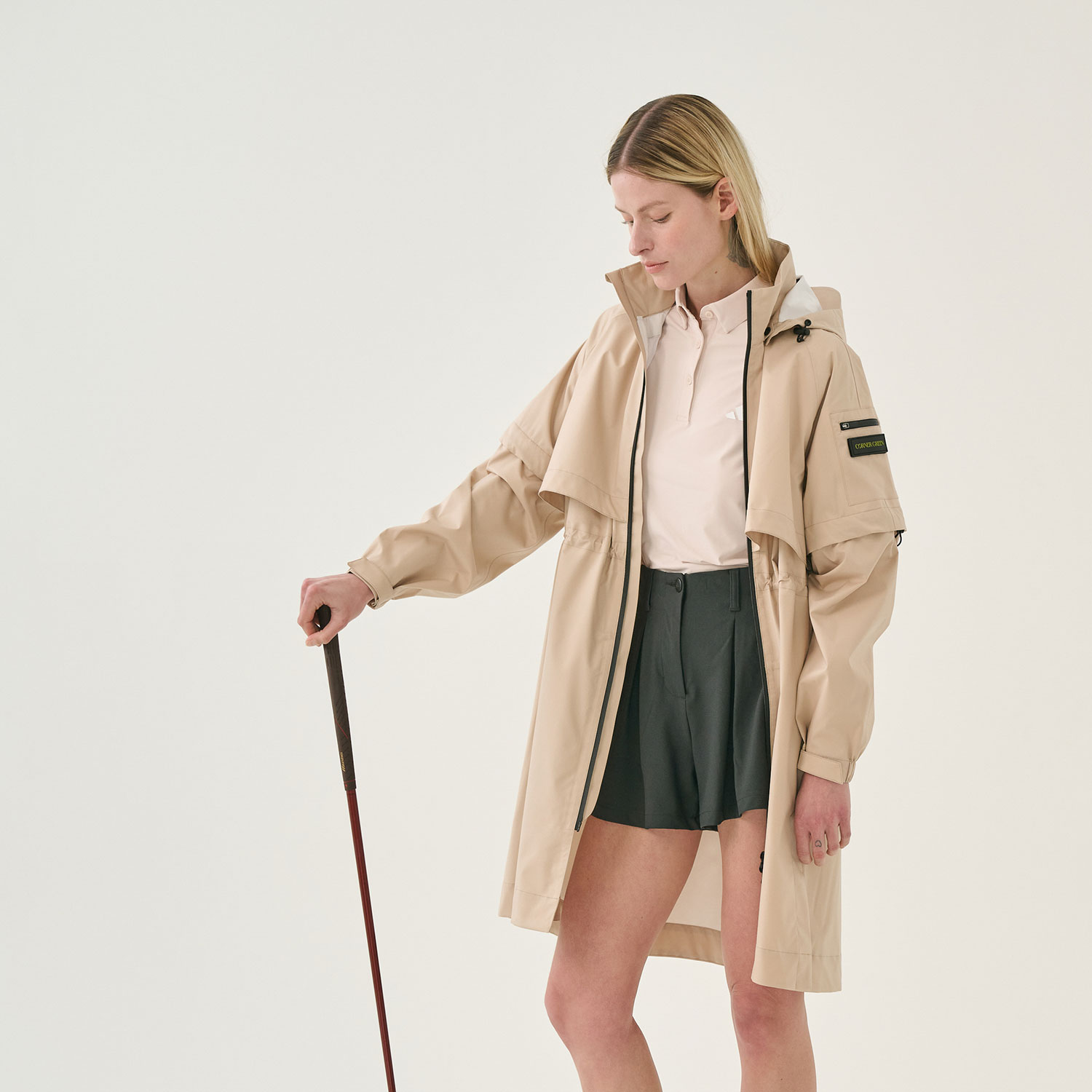 NEO SWING Womens Raincoat - BEIGE