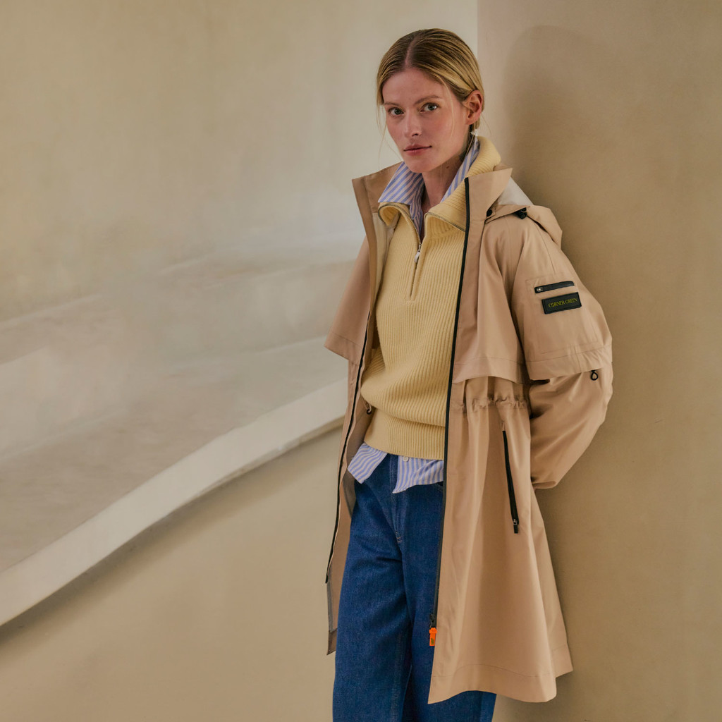 NEO SWING Womens Raincoat - BEIGE