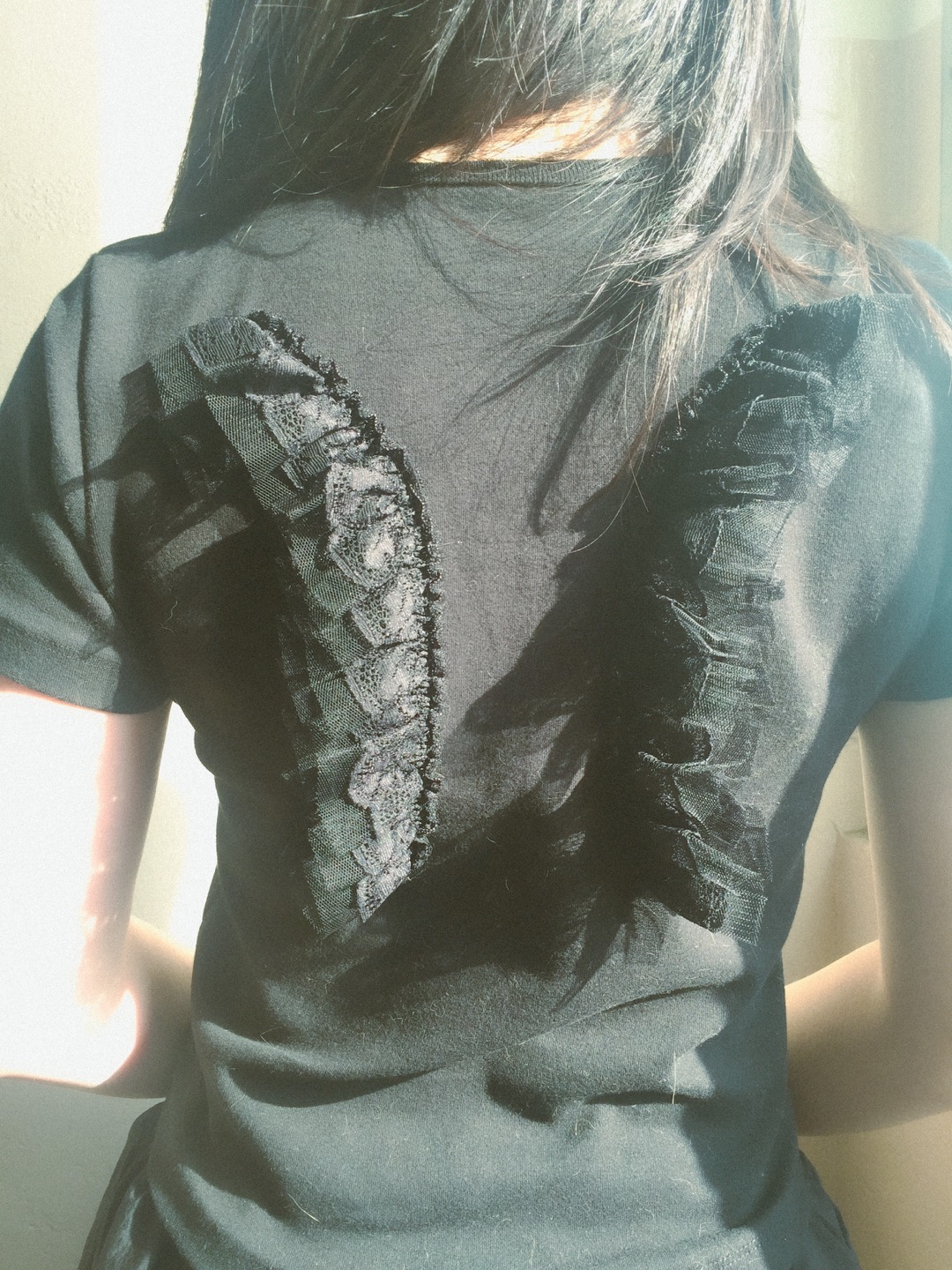 Picky S black Angel Tee : PickyS