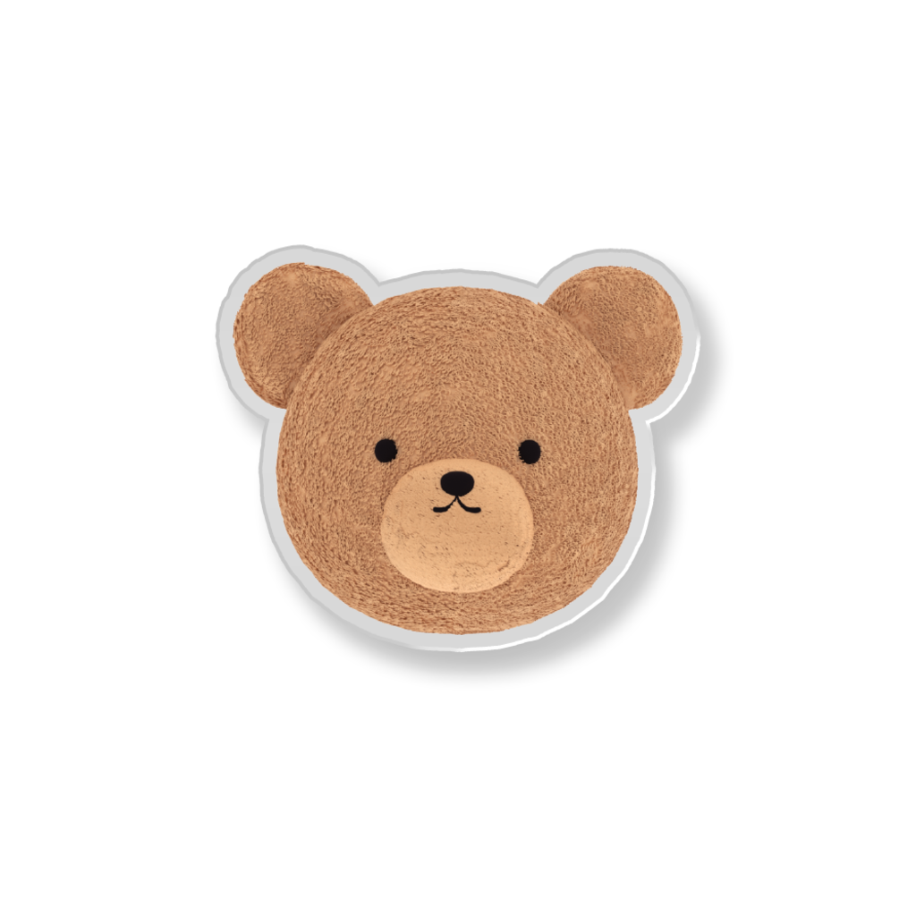 NOAH BEAR FACE [아크릴 스마트톡] : 브라운베어 [BrownBear]