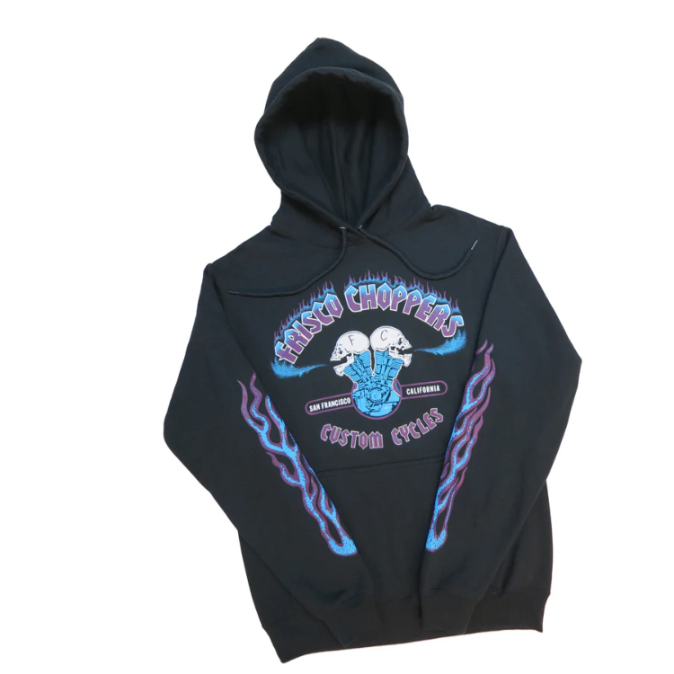 415 CLOTHING-Frisco Choppers Hooded Sweatshirt : 빠뜨롱 (EL PATRON)