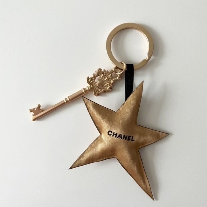 CHAN*L GOLD STAR Key Ring : 【THE SECRET】 고퀄리티 편집샵